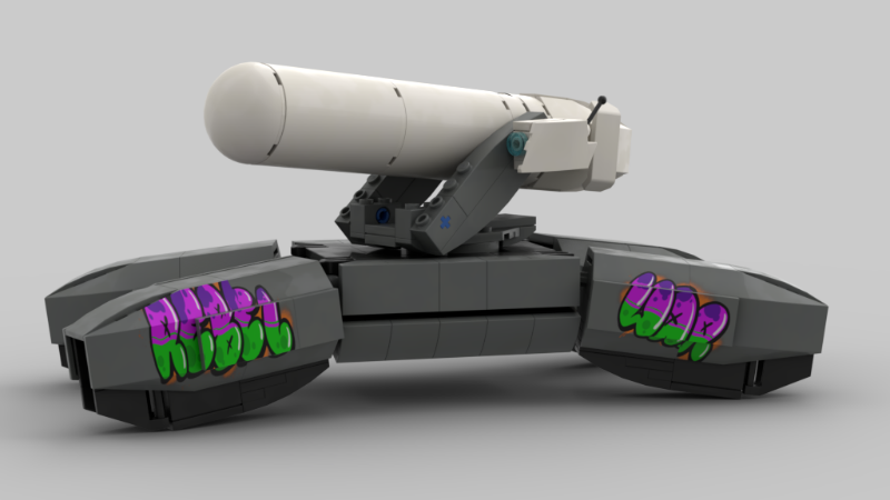 LEGO MOC Futuristic Laser Tank by Futurism_Lego | Rebrickable - Build ...