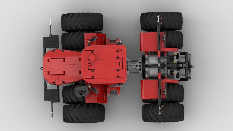 LEGO MOC CASE 470 Steiger tractor by sualc | Rebrickable - Build with LEGO
