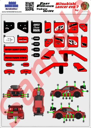 LEGO MOC Fast and Furious Tokyo Drift Two Pack by IBrickedItUp ...