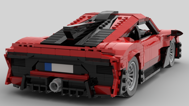 LEGO MOC Benz AMG Project One by Arisa | Rebrickable - Build with LEGO