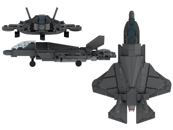 LEGO MOC-207749 F-35A Lightning II by Brick_Lizard | Rebrickable ...