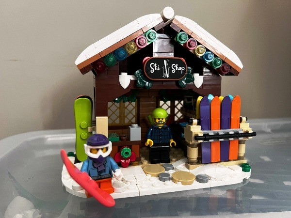 LEGO MOC Lego Christmas Ski rental shop Moc - Winter Village Advent ...