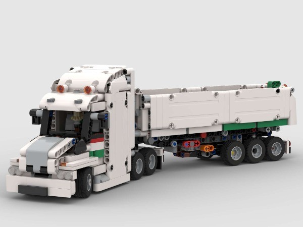 LEGO MOC 42167 American Truck by Little_Thomas | Rebrickable - Build ...