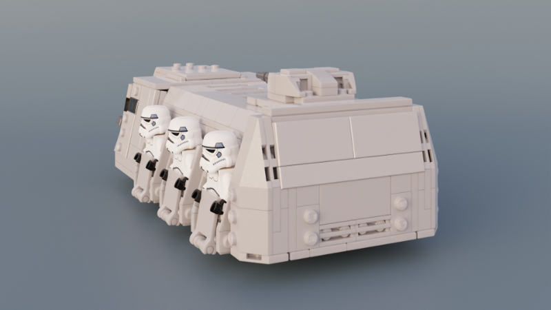 LEGO MOC-162003 Imperial Troop Transport by Badger_ | Rebrickable ...