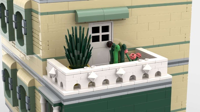 LEGO MOC Pastry shop & luxury duplex by Brickflowers | Rebrickable ...