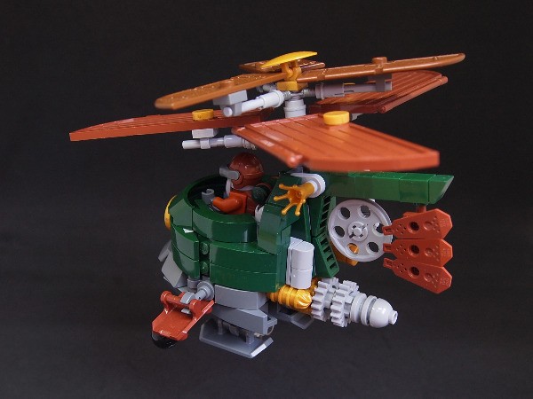 LEGO MOC Dwarf Gyrocopter by Dwalin Forkbeard | Rebrickable - Build ...