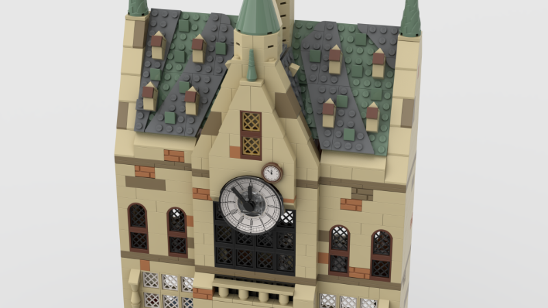 LEGO MOC Clock tower by Polokot | Rebrickable - Build with LEGO