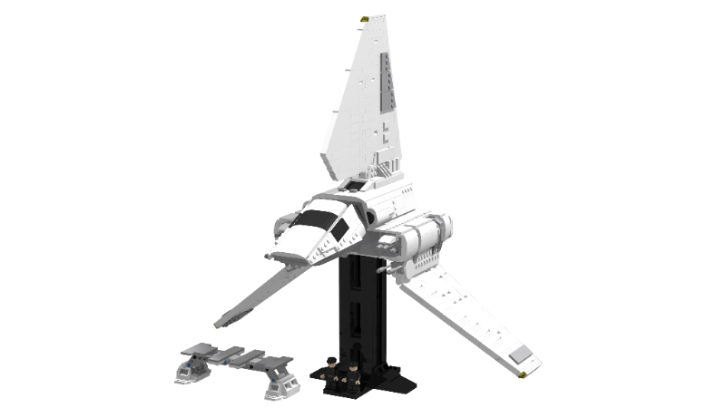 LEGO MOC Lambda-class T-4a Shuttle by hautti5 | Rebrickable - Build ...