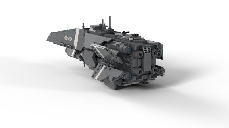 LEGO MOC Halberd Class Light Destroyer - UNSC Odyssey by GurrDieEule ...