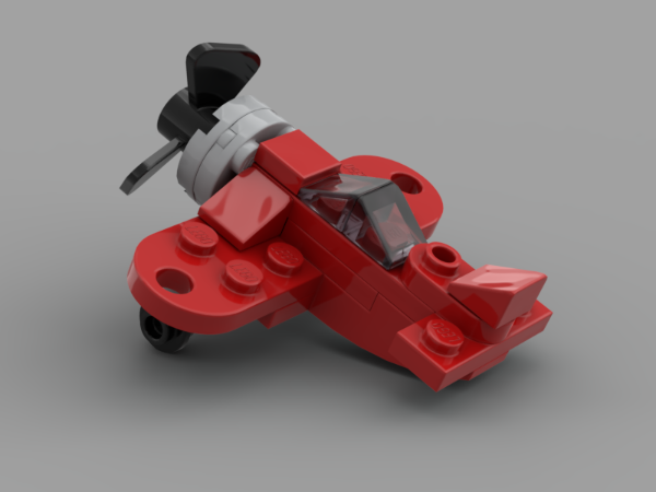 LEGO MOC tiny red plane by cocoacao | Rebrickable - Build with LEGO