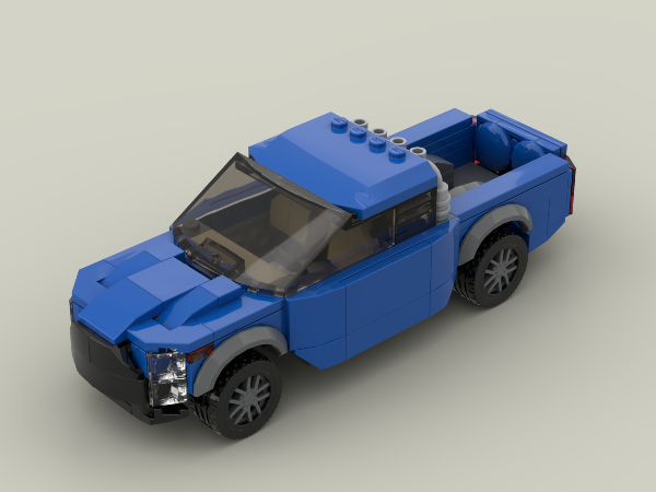 LEGO MOC Ford F-150 Truck (blue) by Lego_Industries | Rebrickable ...