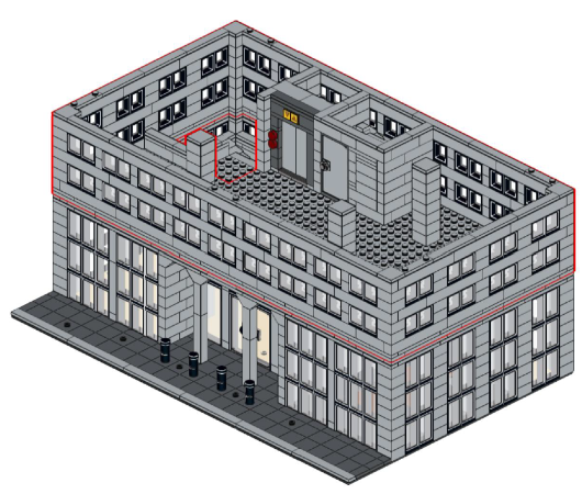 LEGO MOC Additional First Floor for Metlife Building 48 x 32 by AVusion ...