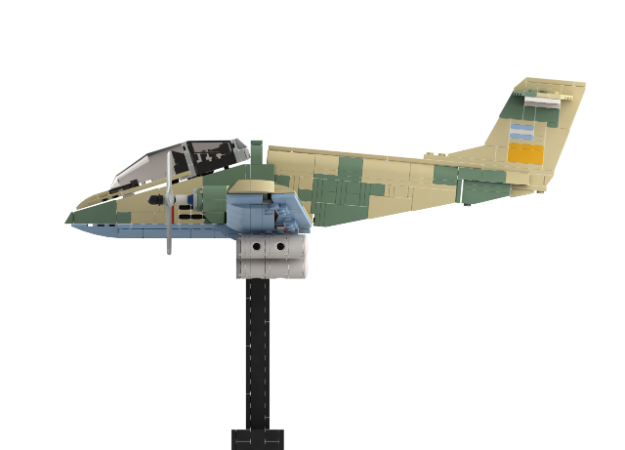 LEGO MOC FMA IA-58 Pucara by LDD_Modelmaker | Rebrickable - Build with LEGO