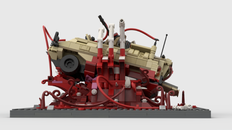 LEGO MOC Doomsday Style Scene - Cocoon of Flesh (for display purposes ...