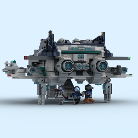 LEGO MOC-183846 Alpha Class NV1 Starship - Aion's Compass by SlamTrunk ...