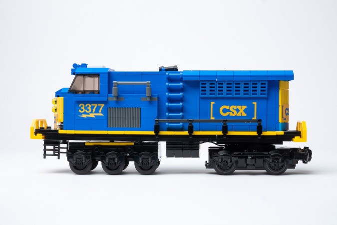 LEGO MOC CSX Freight Locomotive (GE Evolution Tier 4) by eggybricks ...
