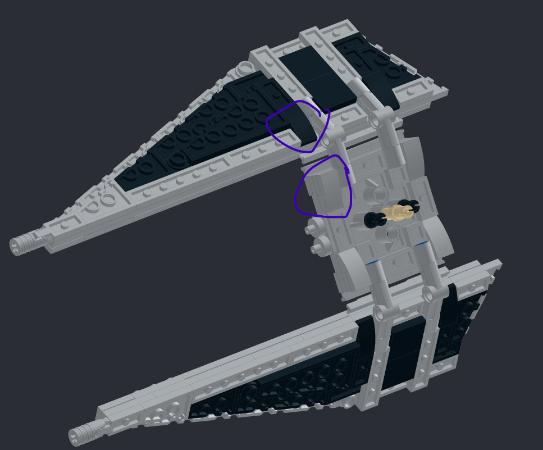 LEGO MOC TIE Defender by LCas89 | Rebrickable - Build with LEGO