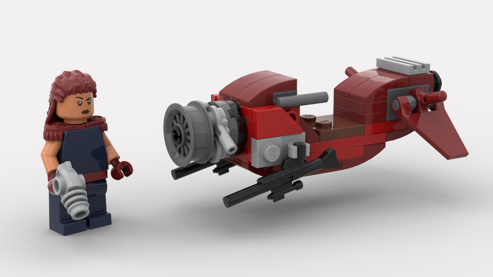 LEGO MOC Krimzon Guard Zoomer by Diego-Lego | Rebrickable - Build with LEGO