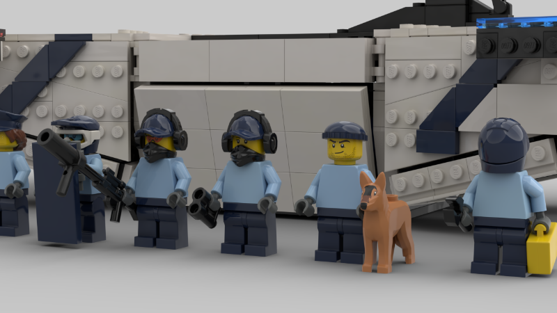 LEGO MOC-183714 Futuristic Police Pack by Futurism_Lego | Rebrickable ...