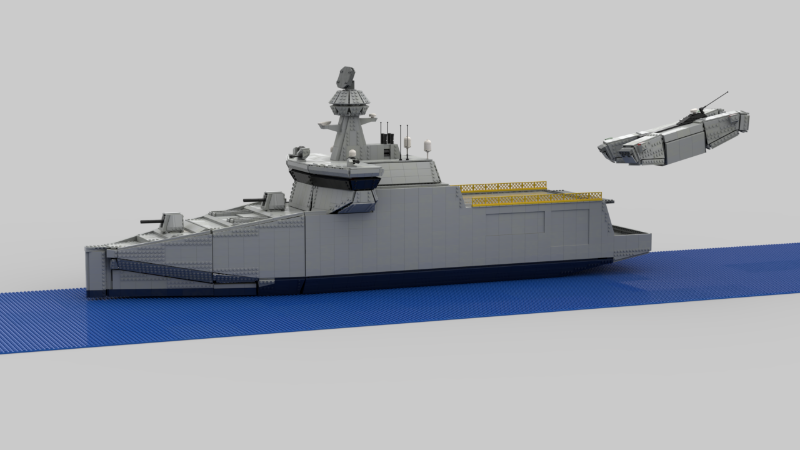 LEGO MOC-186117 Futuristic Multipurpose Naval Vehicle by Futurism_Lego ...