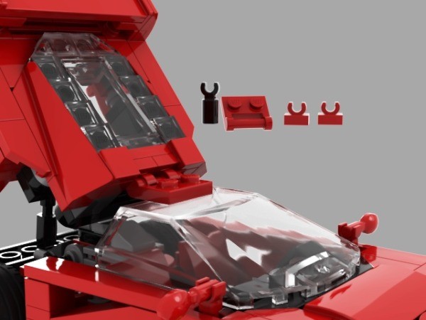 LEGO MOC MadDadBricks' ULTIMATE FREE F40 Mod Pack by MadDadBricks | Rebrickable - Build with LEGO