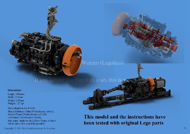 LEGO MOC-214000 Authentic realistic 16-speed double H heavy-duty truck ...
