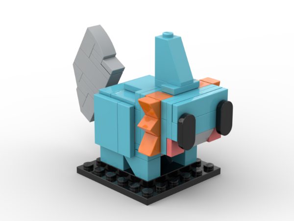 LEGO MOC Mudkip Pokemon Brickheadz by Tobiasz250 | Rebrickable - Build ...