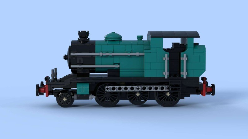 LEGO MOC Custom 2-6-0 Steam Locomotive by C0NN3RY | Rebrickable - Build ...
