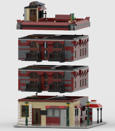 LEGO MOC Hell's Kitchen's Nelson And Murdock by Tobias318 | Rebrickable ...