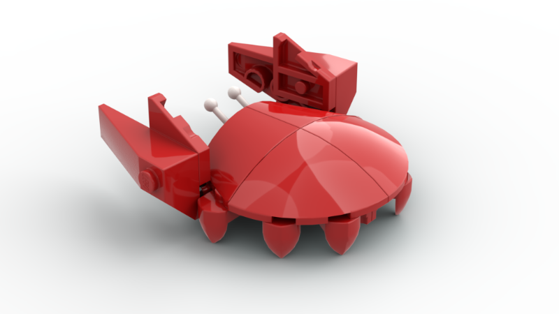 LEGO MOC Crab by OwlClicker | Rebrickable - Build with LEGO