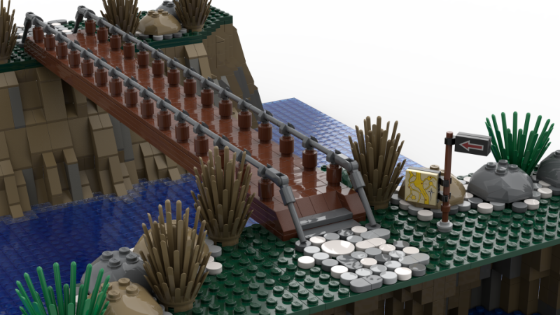 LEGO MOC Swamp and rocky landscape by Il_Buta | Rebrickable - Build ...