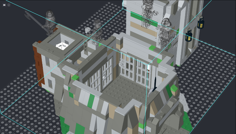 LEGO MOC Castle on the Mountain by ConsiderANapkin | Rebrickable ...