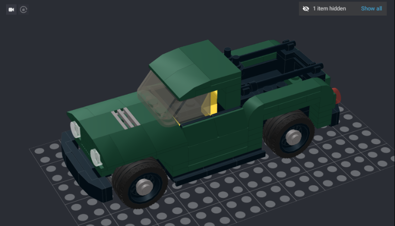 LEGO MOC Oldtimer Pickup by Chakotay | Rebrickable - Build with LEGO