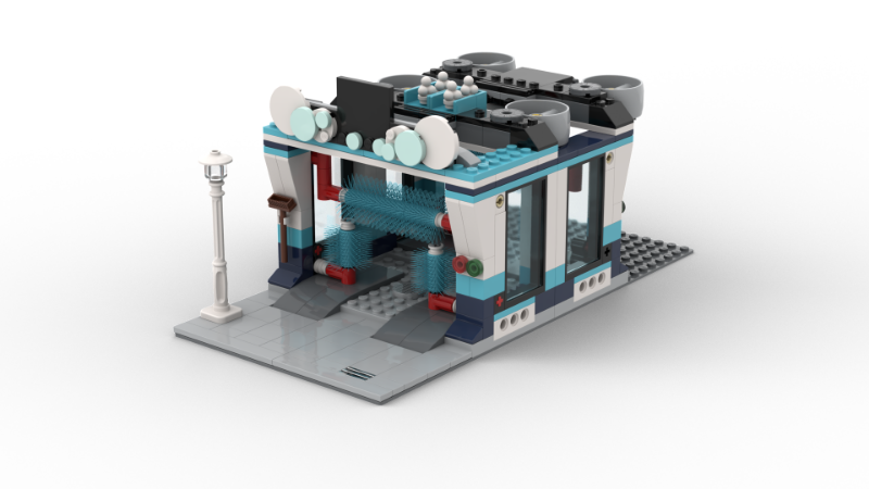 LEGO MOC-166067 Modular Car Wash - Modification of 2x Sets 60362 by ...