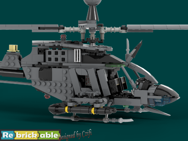 LEGO MOC OH-58D Kiowa Warrior by Czifi | Rebrickable - Build with LEGO