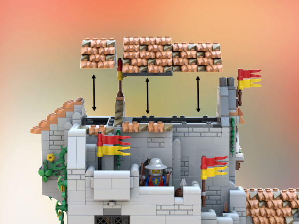 LEGO MOC Lion's caslte by J_sbricks | Rebrickable - Build with LEGO
