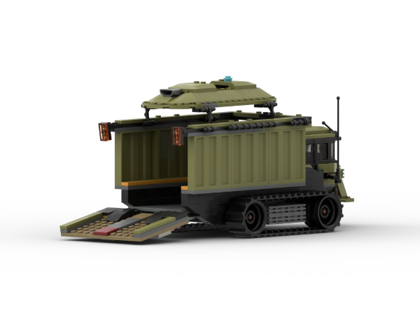 LEGO MOC Tracked heavy transporter carrier by fuz | Rebrickable - Build ...