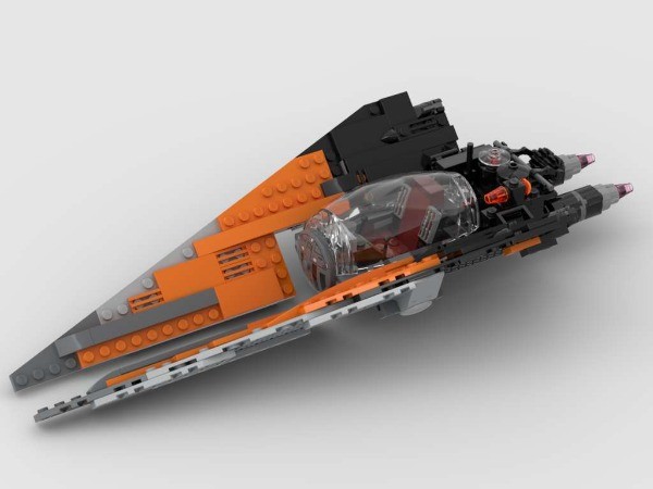 LEGO MOC Cloud City Dart by balzadar | Rebrickable - Build with LEGO