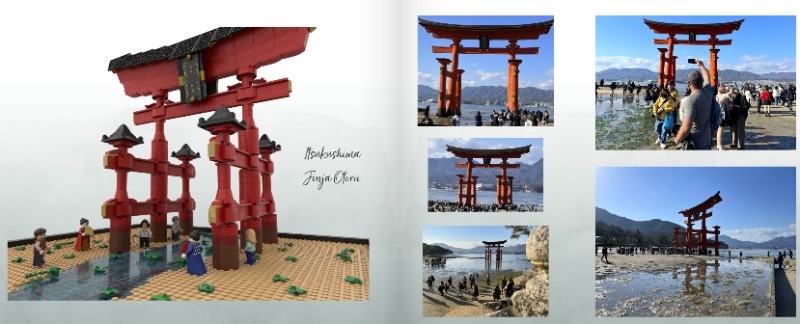 LEGO MOC Itsukushima Jinja Otorii (Grand Torii Gate) by jeffmcclain ...