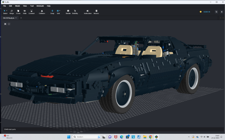 LEGO MOC Knight Rider KITT by Mr.Platinum | Rebrickable - Build with LEGO