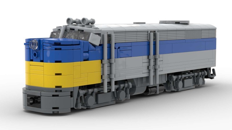 LEGO MOC ALCO FA-2 Long Island Railroad Pocket Edition by Cola2012 ...