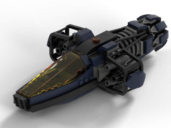 LEGO MOC Spaceship "Red Hawk" by brampf | Rebrickable - Build with LEGO