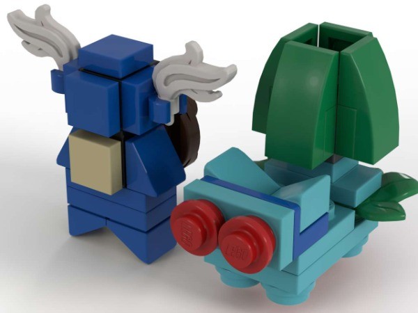 LEGO MOC Wartortle and Ivysaur by SwordBricks | Rebrickable - Build ...