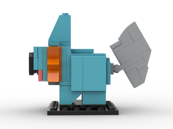 LEGO MOC Mudkip Pokemon Brickheadz by Tobiasz250 | Rebrickable - Build ...