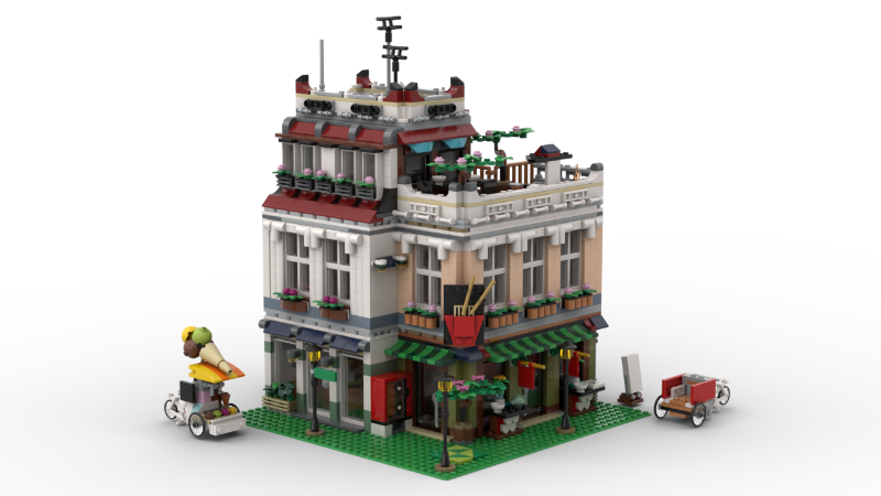 LEGO MOC The Chinatown Office by mgBricks | Rebrickable - Build with LEGO