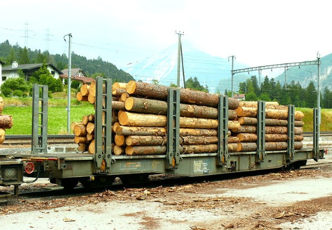 LEGO MOC Wood Transport Wagon Sp-w RhB by manubricks | Rebrickable ...