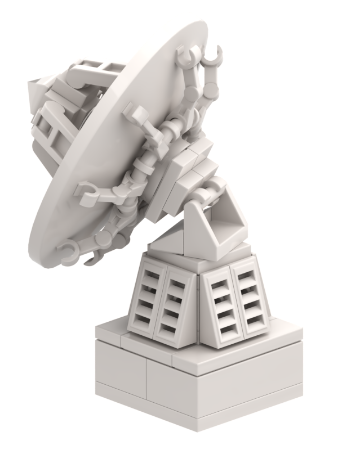 LEGO MOC Satellite ground station v2 by BrickSat | Rebrickable - Build ...