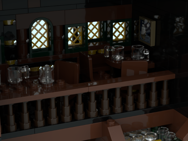 LEGO MOC The Crown Pub by ThatPinballWizard | Rebrickable - Build with LEGO