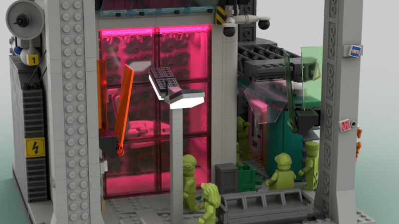 LEGO MOC New Hashima Cube by Futurism_Lego | Rebrickable - Build with LEGO