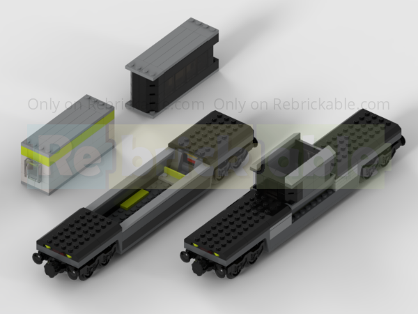 LEGO MOC 60337 Alternate Build - Freight Diesel Locomotive & Wagons by ...